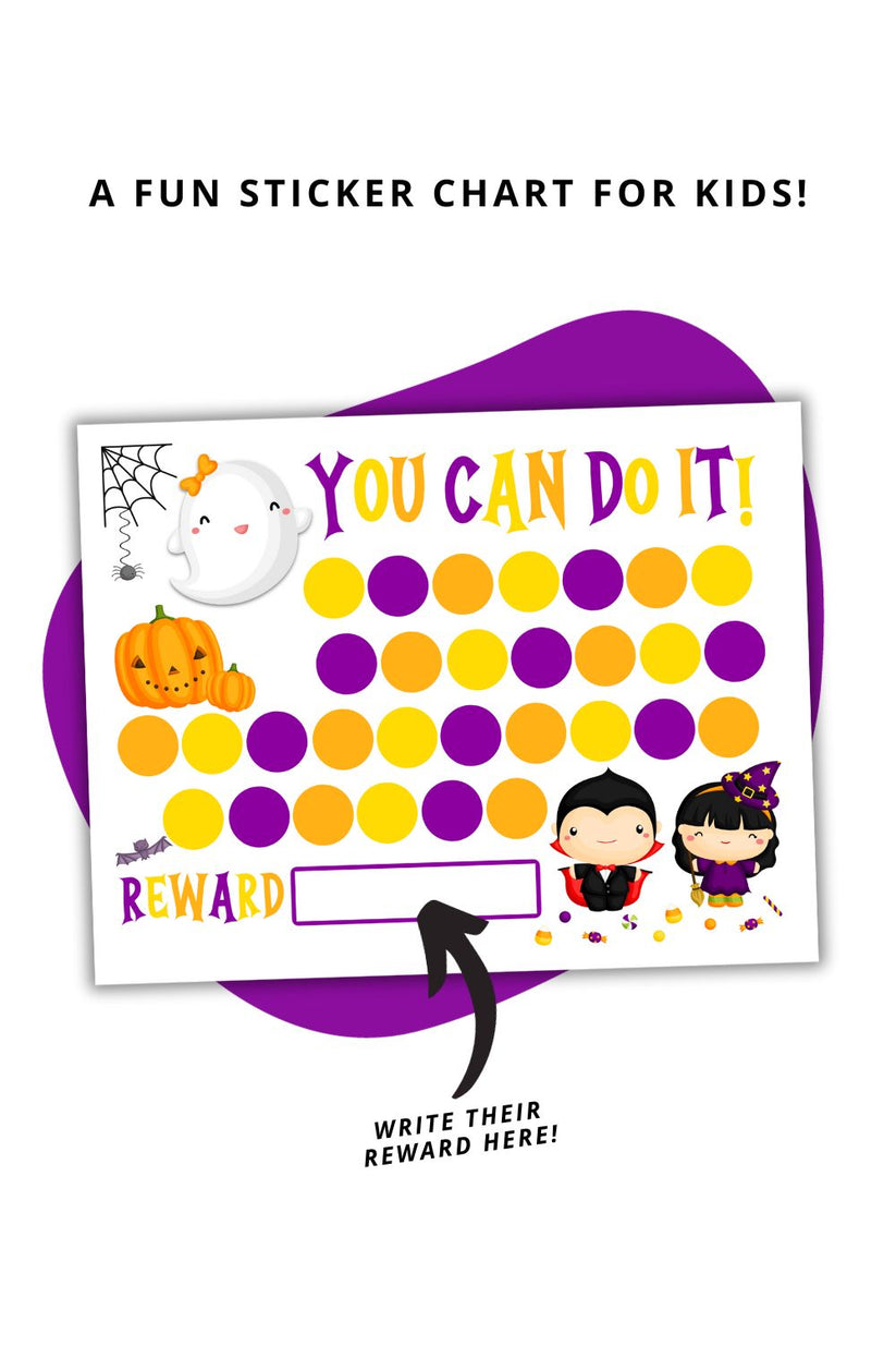 Printable Halloween Reward Chart – Mama Kenna