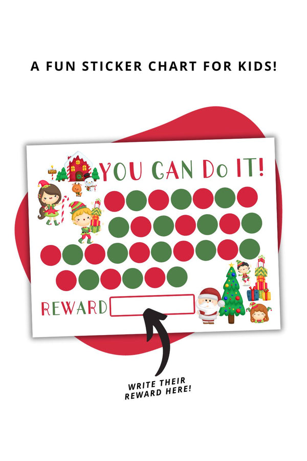 Printable Christmas Reward Chart – Mama Kenna