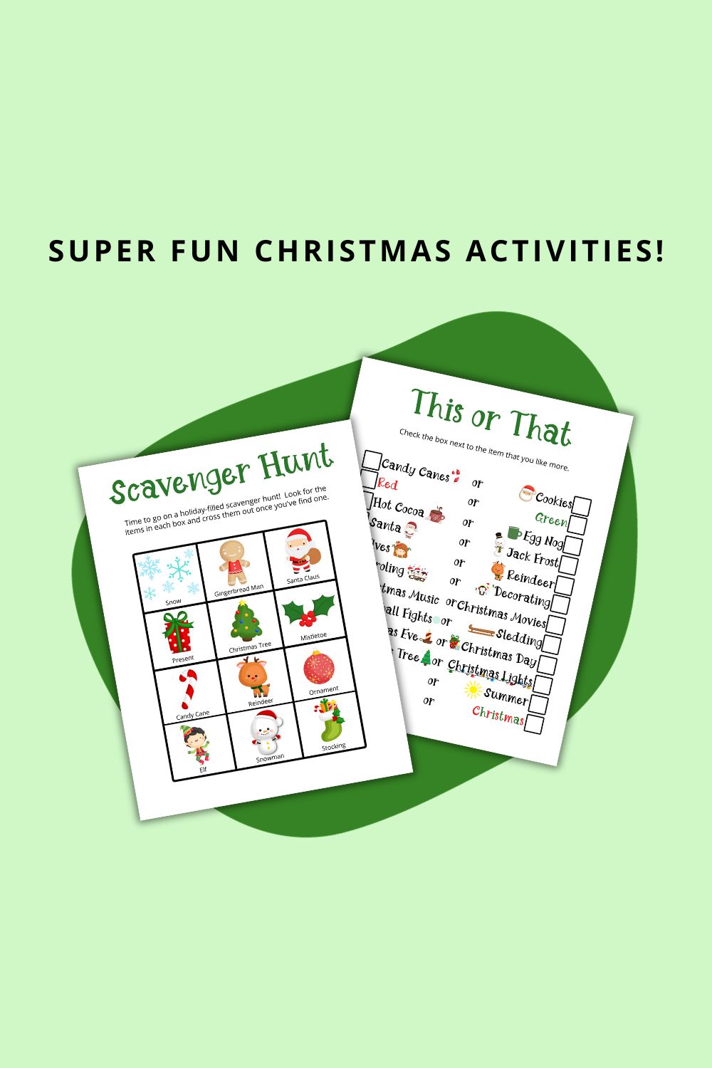 Printable Christmas Activity Book for Kids – Mama Kenna
